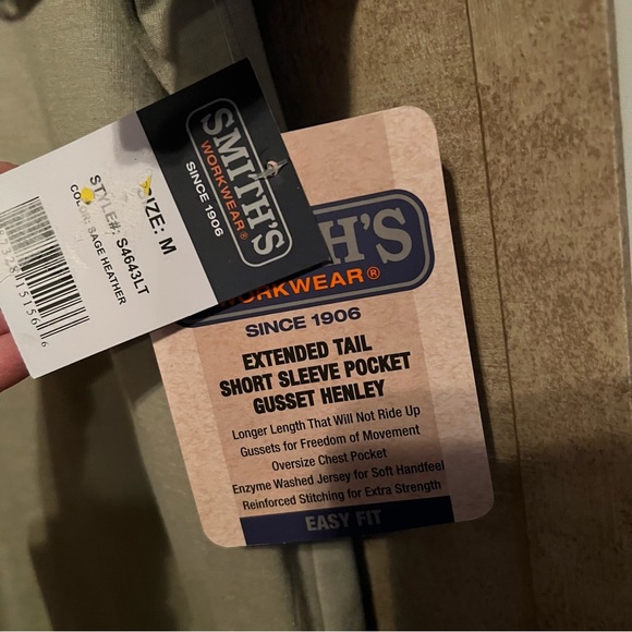 Smith’S Workwear | Shirts | Smiths Workwear Extended Tail Pocket Gusset ...